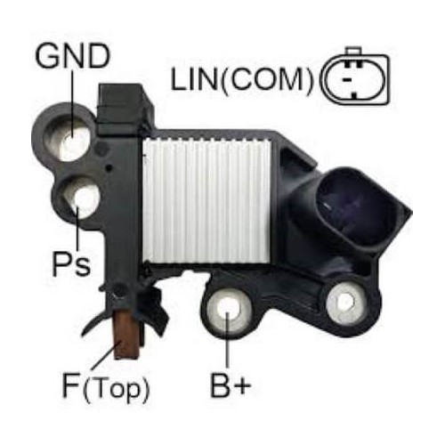 Regulator for alternator VALEO FG12T039 / TG11S092 / TG12C032 / TG12C116